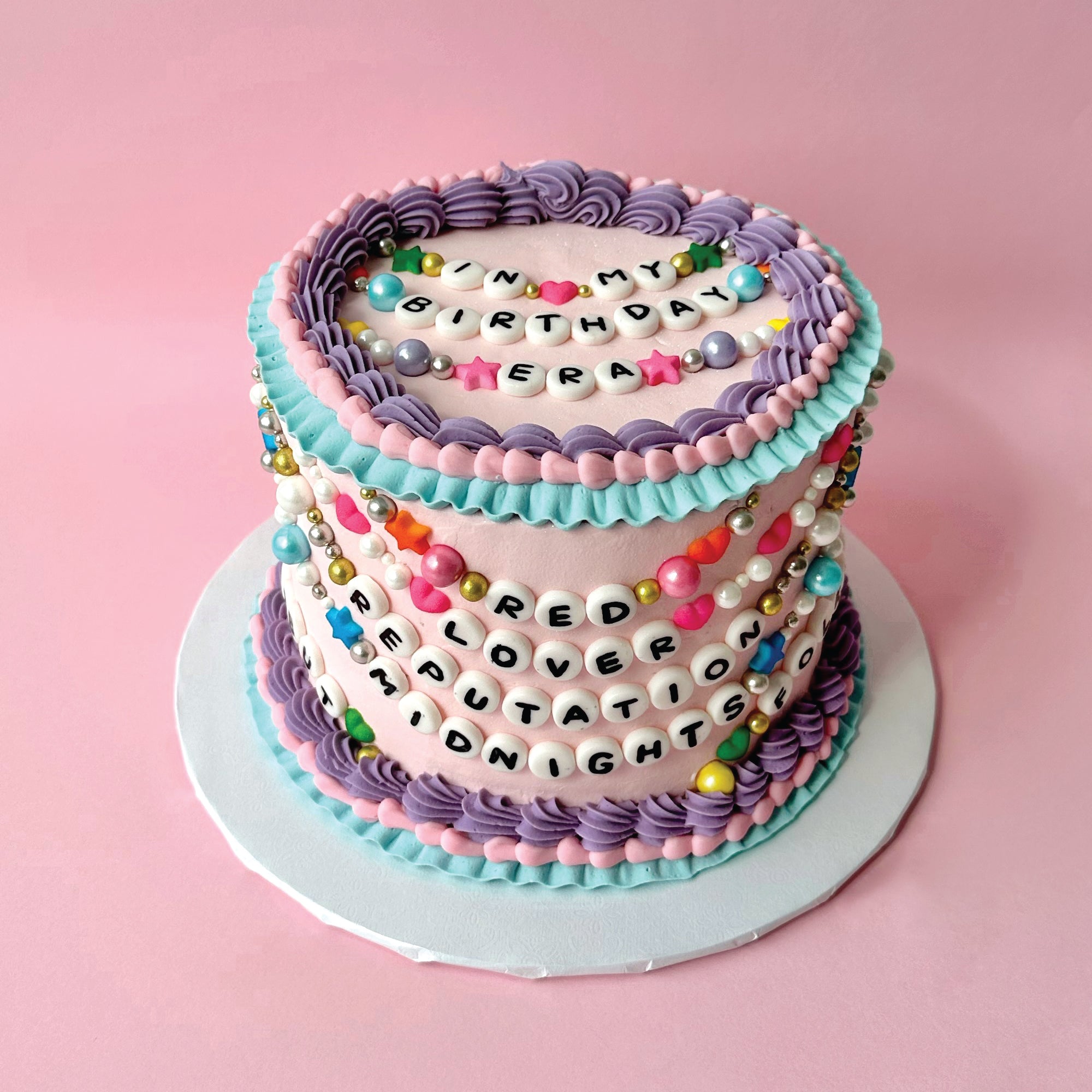 Swiftie Birthday Era Cake – Short & Sweet Bakeshop