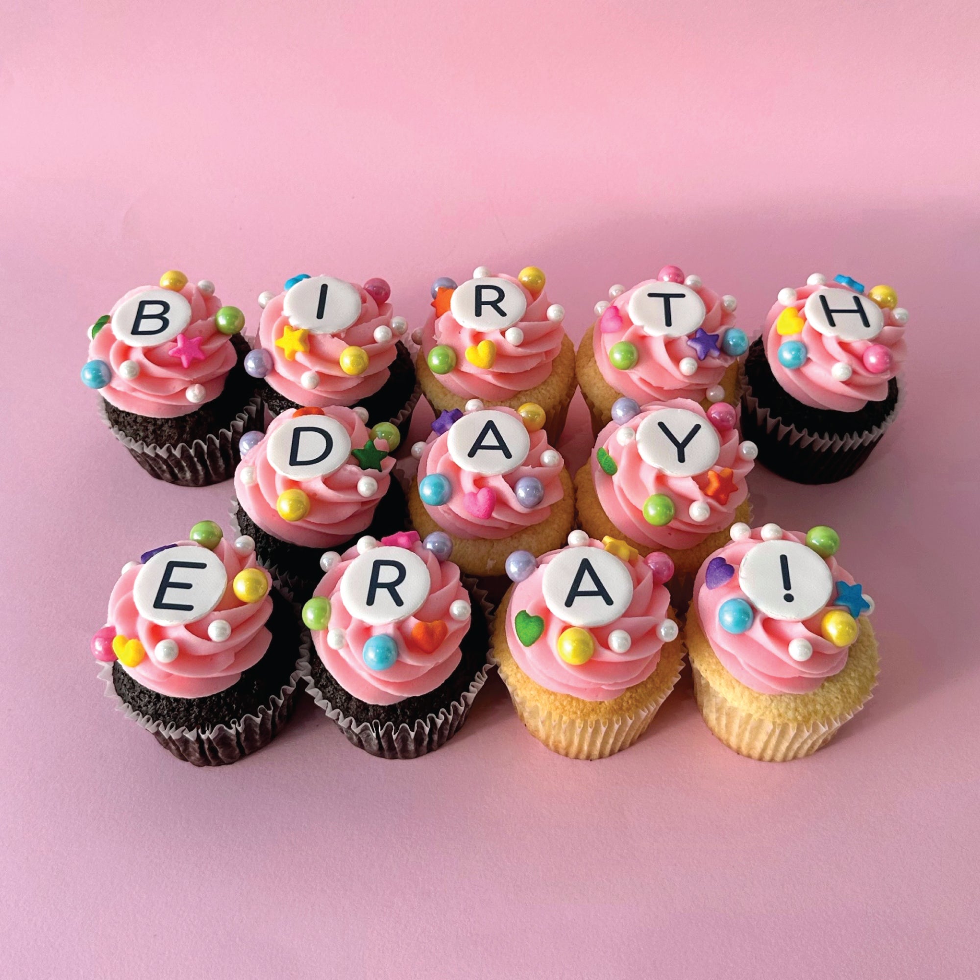 Swiftie Friendship Bracelet Cupcakes – Short & Sweet Bakeshop