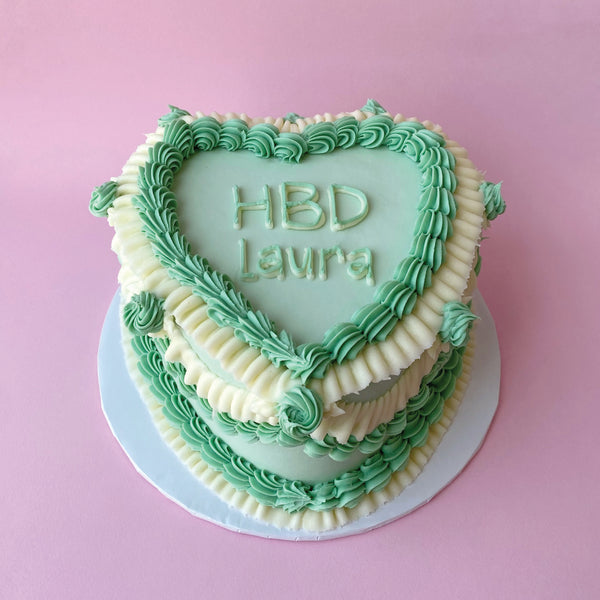 Vintage Ruffle Cake – Short & Sweet Bakeshop
